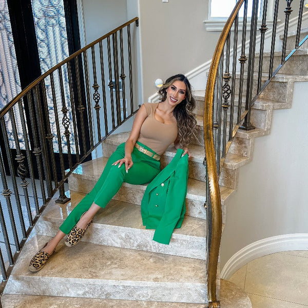 Mya Yellow Suit Blazer – Desk to Dusk